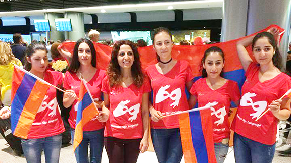 Armenian girls team wins award for Armenian sign language app - Armenia ...